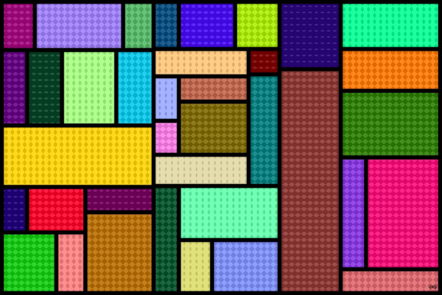 Solve Random Rectangles!! ~ T jigsaw puzzle online with 12 pieces
