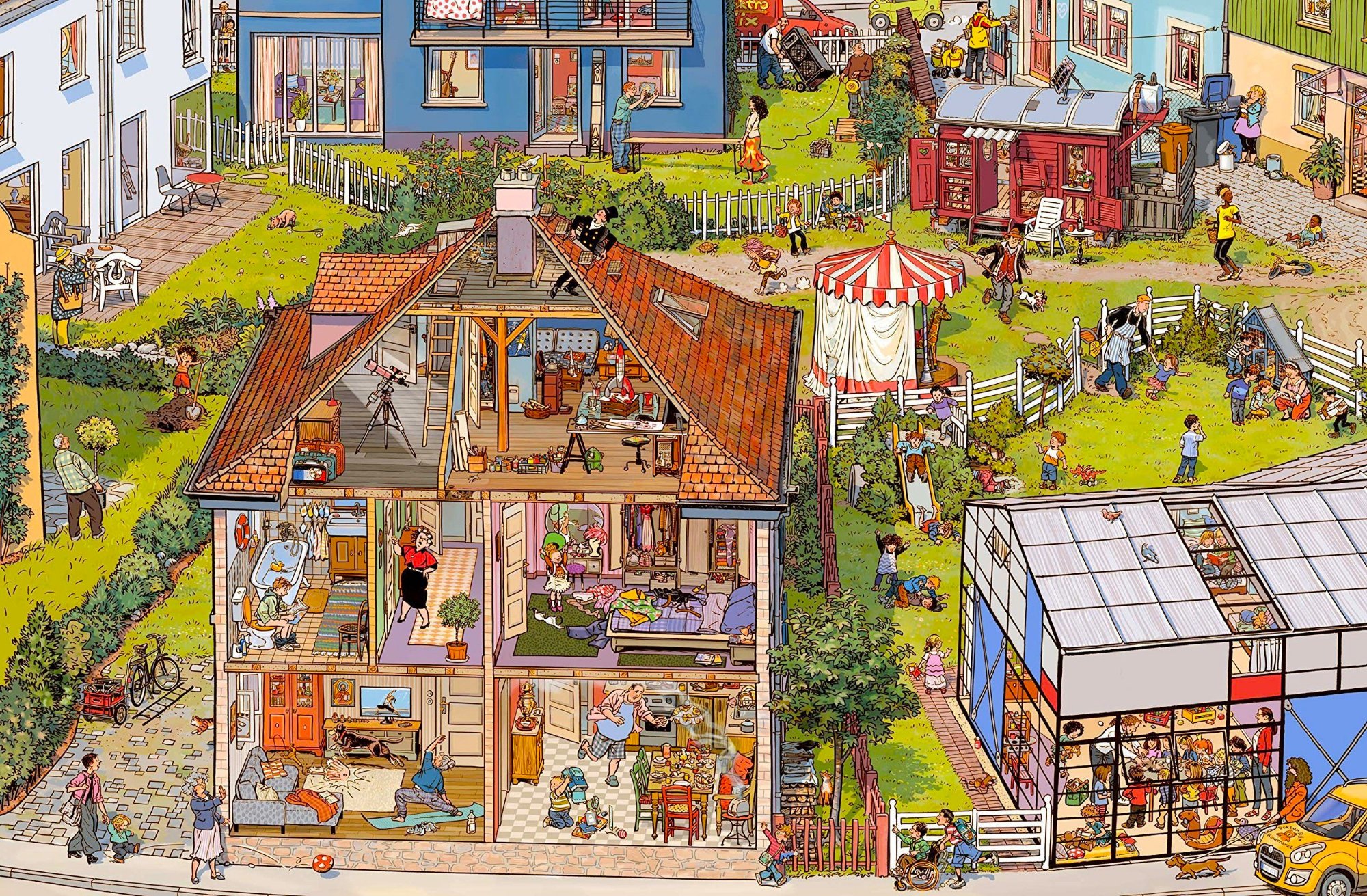 Solve Inside and outside of a home in your community. jigsaw puzzle ...