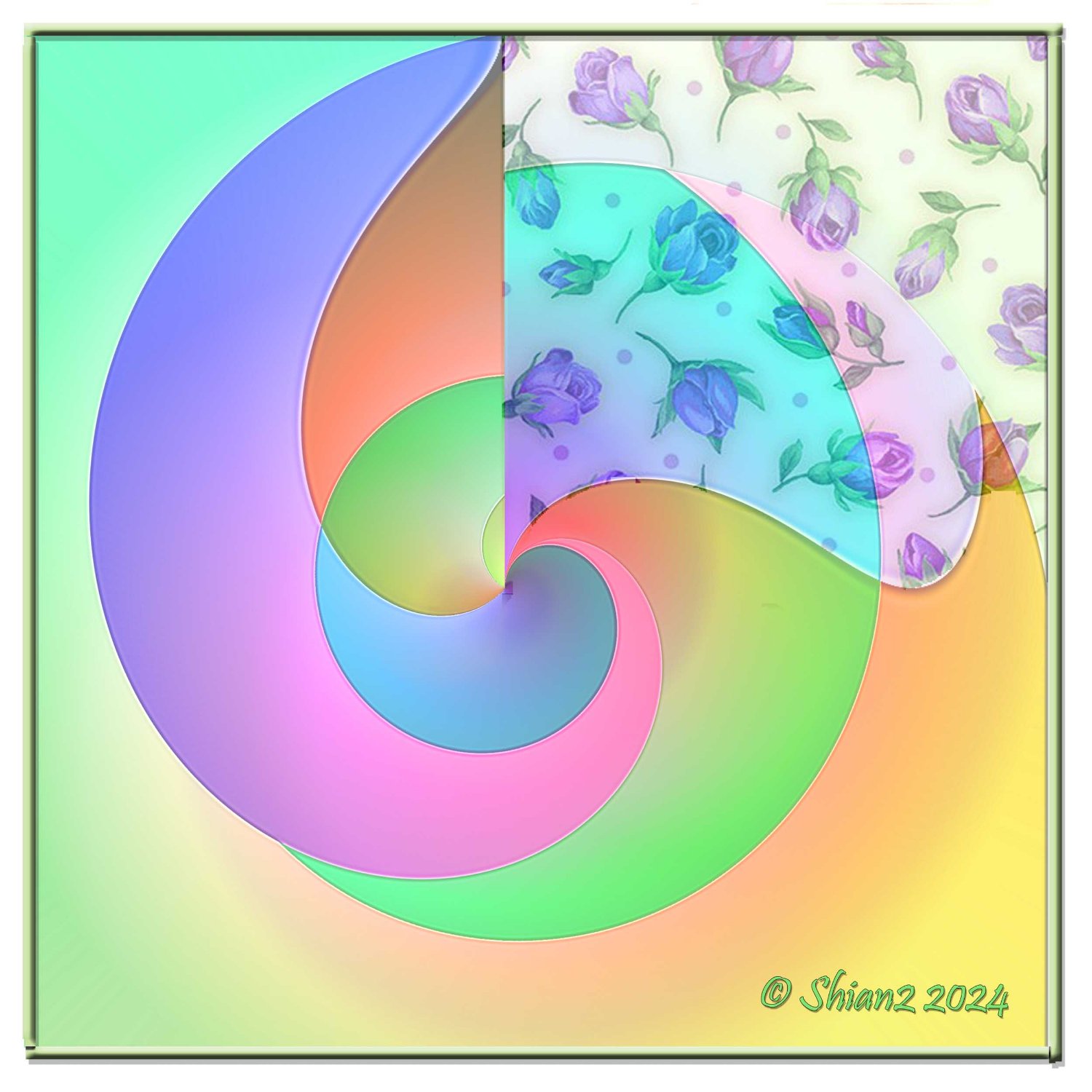 Solve Purple and Blue Roses jigsaw puzzle online with 225 pieces