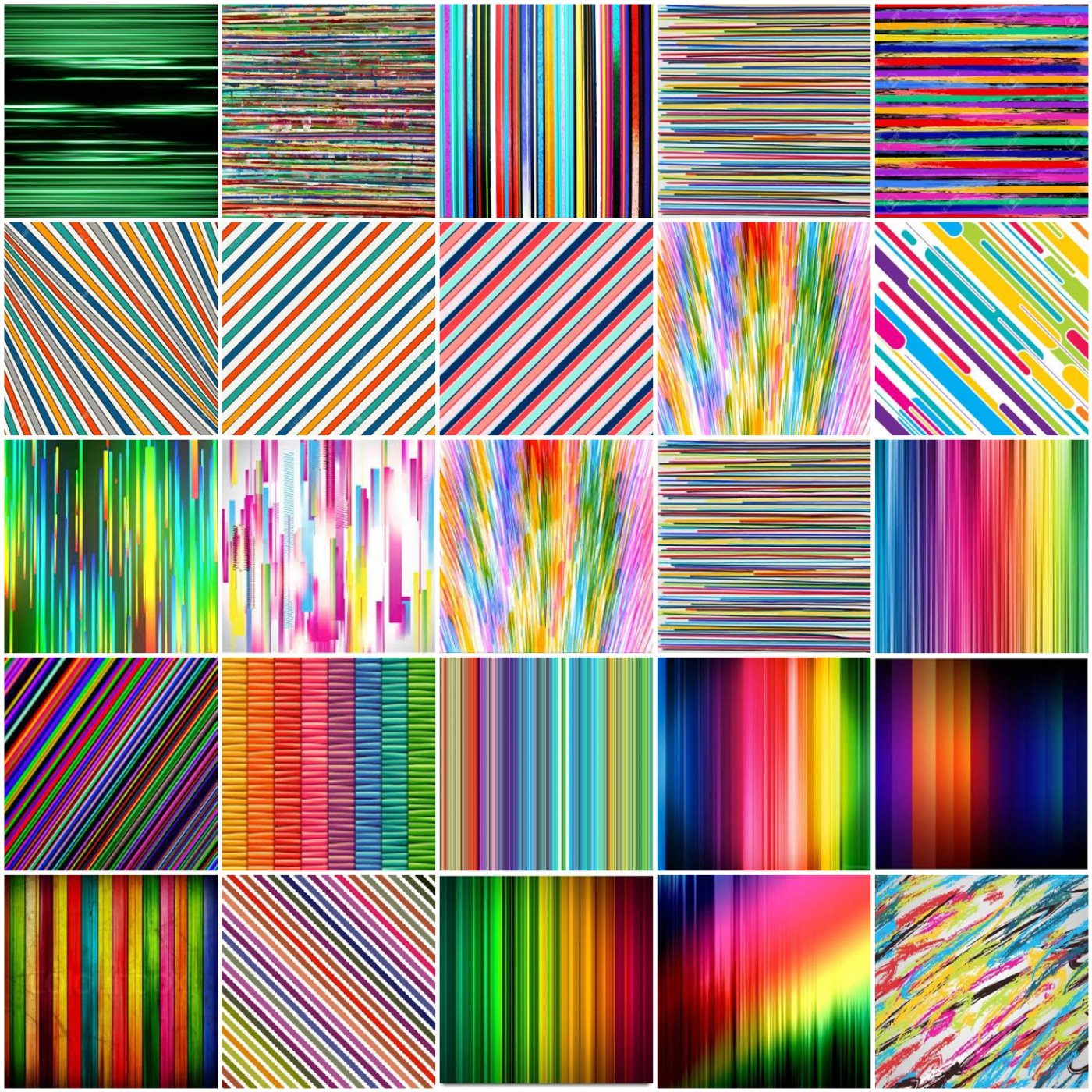 Solve Colorful Lines jigsaw puzzle online with 49 pieces