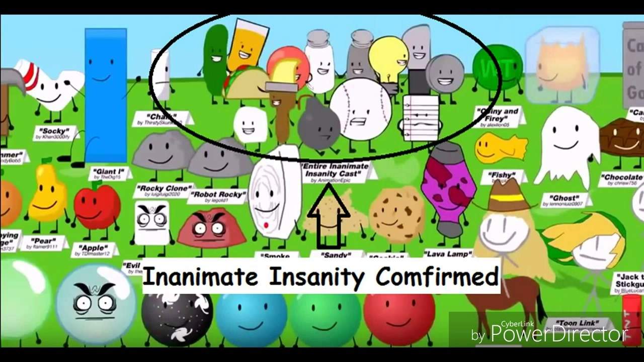 Solve INANIMATE INSANITY CHARACTERS IN BFDI ...