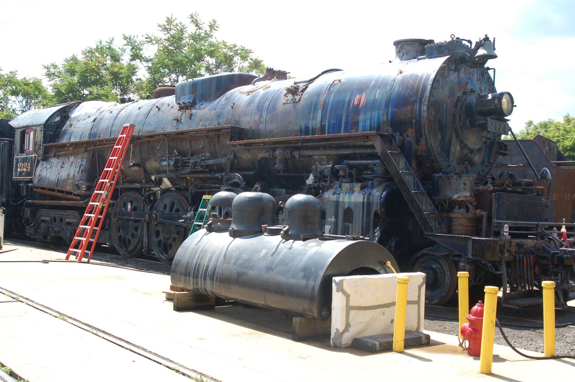 Solve Reading Company no. 2124 jigsaw puzzle online with 70 pieces