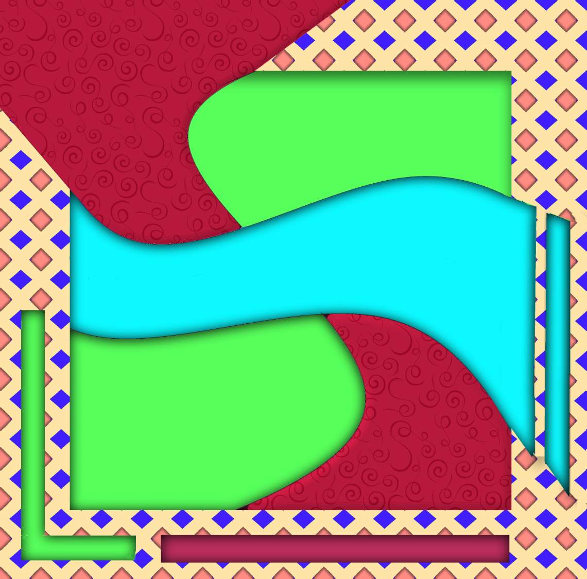 Solve NOT FITTING IN jigsaw puzzle online with 36 pieces
