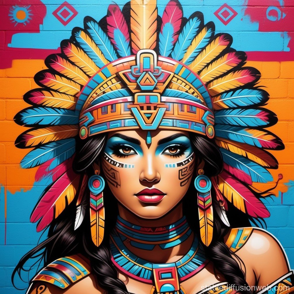 Solve Aztec Warrior Woman * jigsaw puzzle online with 306 pieces