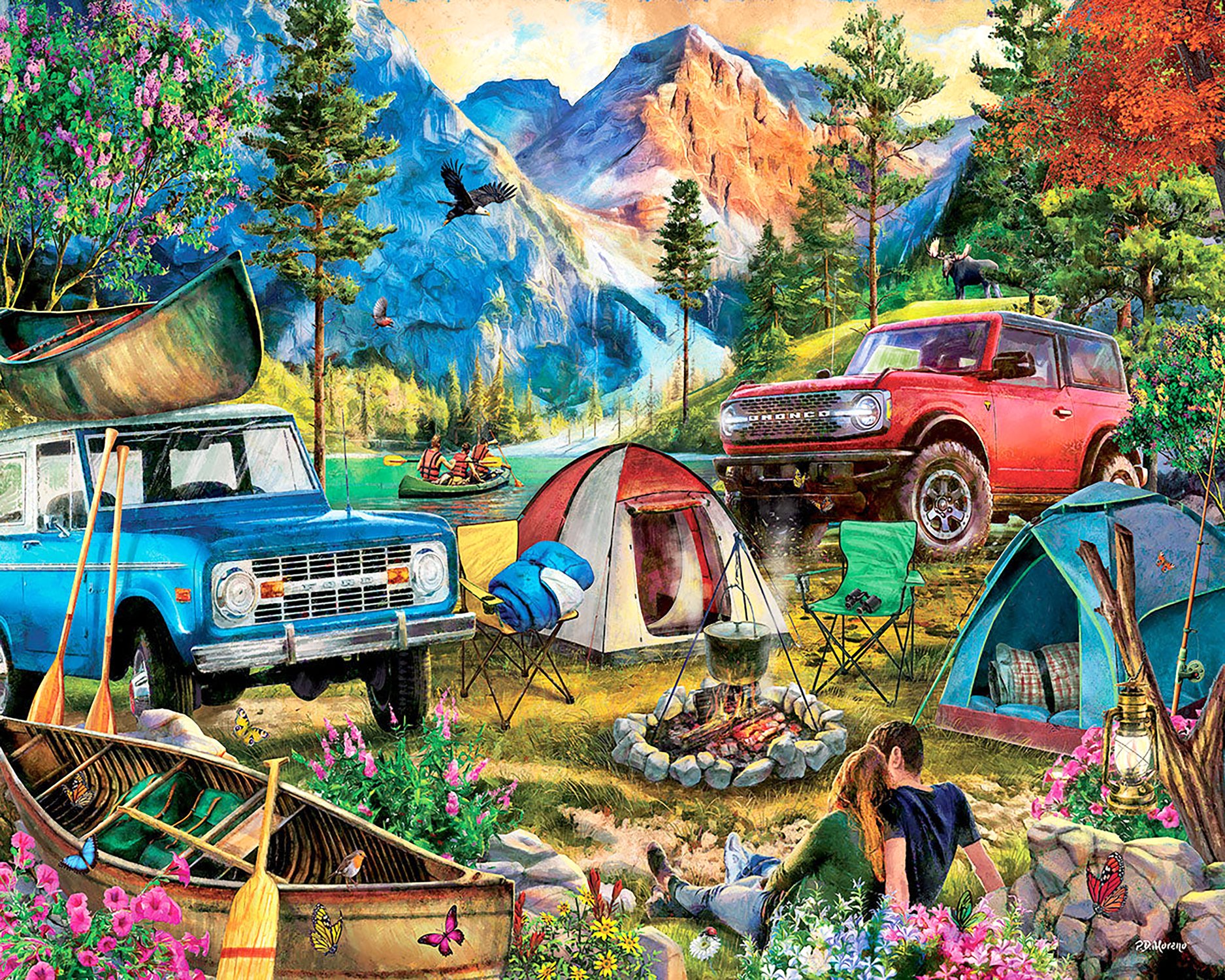 Solve Camping Trip jigsaw puzzle online with 357 pieces