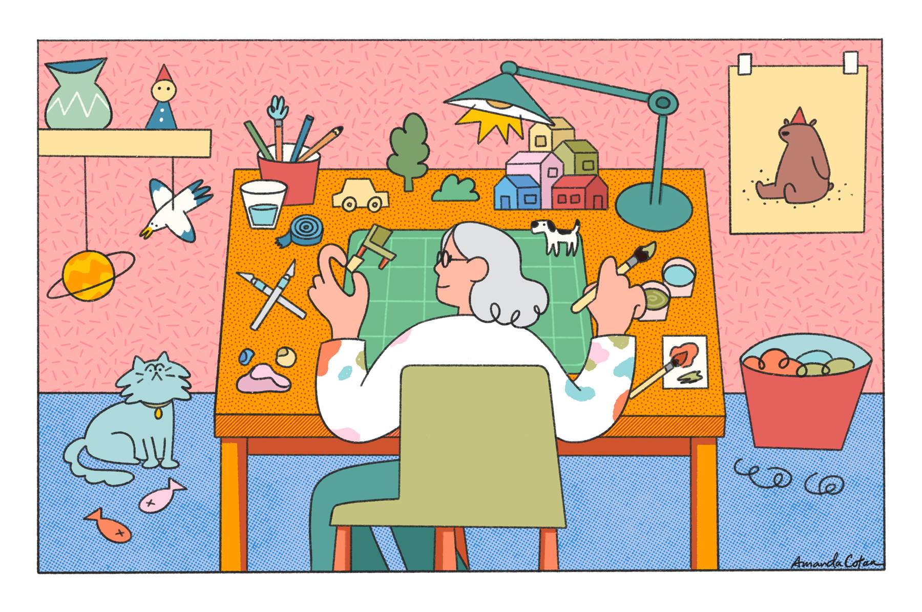 Solve illustration by amanda cotan jigsaw puzzle online with 150 pieces