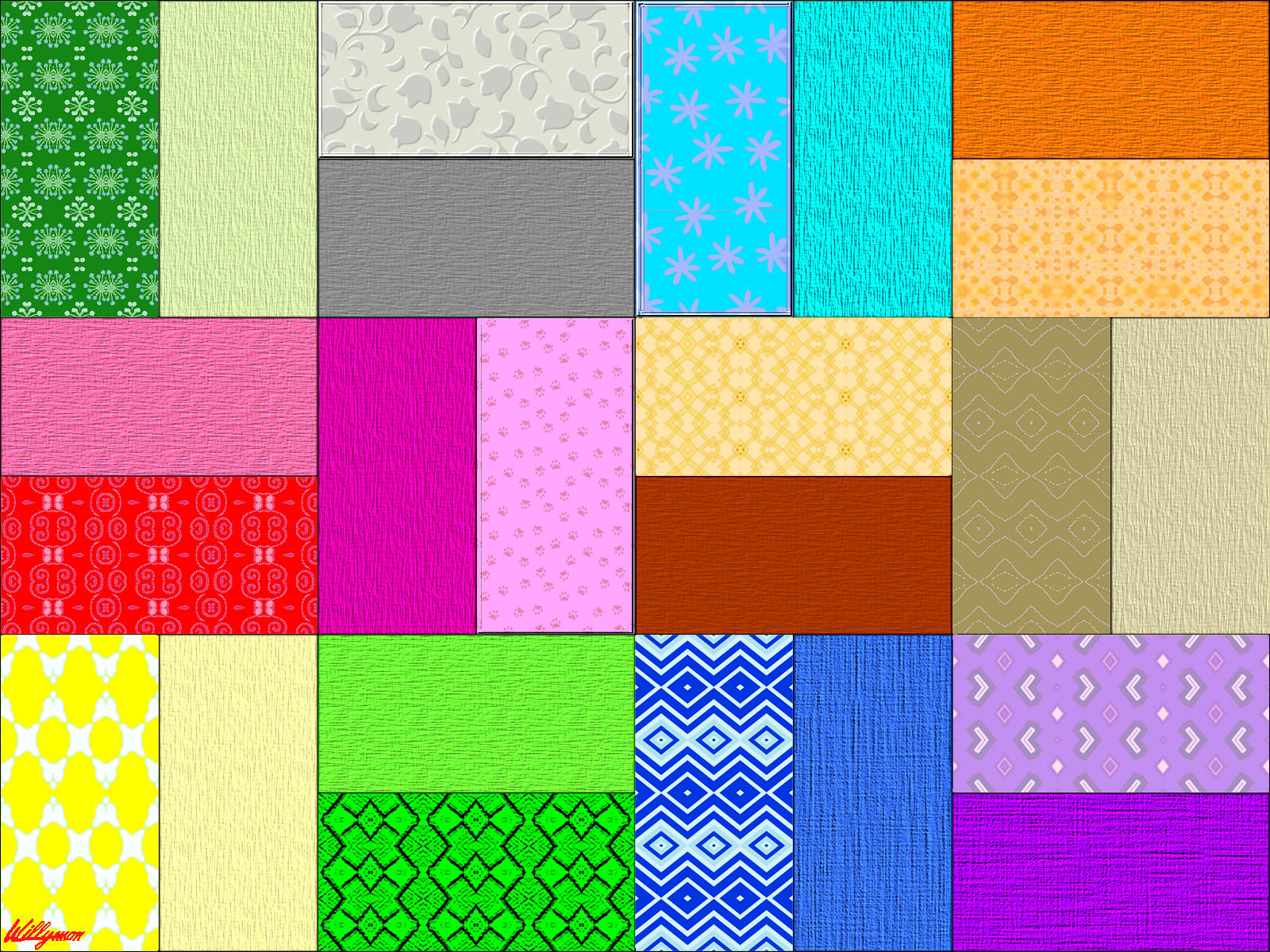 Solve textures & patterns jigsaw puzzle online with 252 pieces