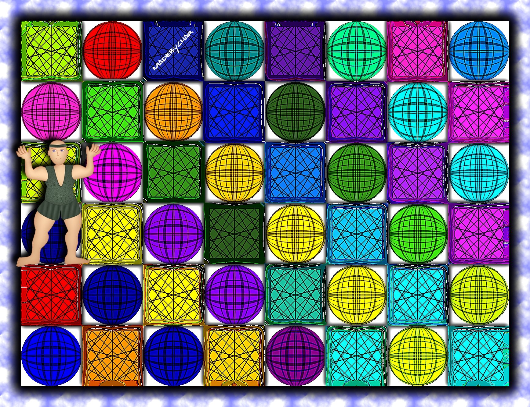 Solve Chuck wants to play ball... jigsaw puzzle online with 99 pieces