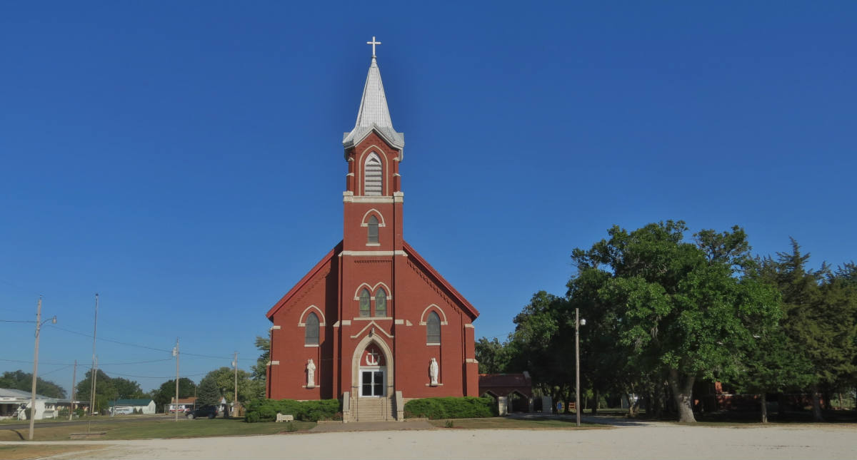 Solve Catholic Church In Pilsen, Kansas--St. John Nepomucene jigsaw ...