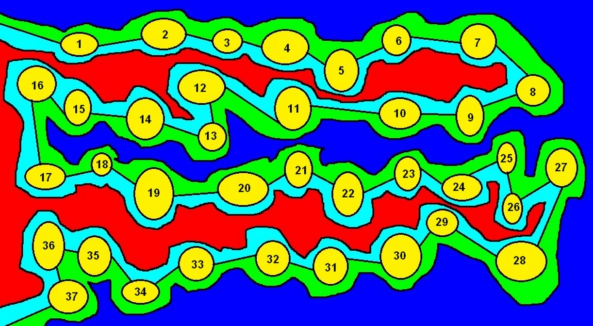 Solve By the number jigsaw puzzle online with 200 pieces