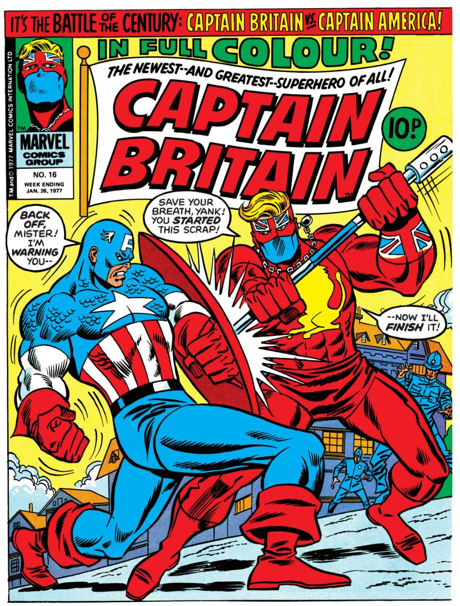 Jigsaw Puzzle | 80 pieces | Captain Britain Vs Captain America (1976 ...
