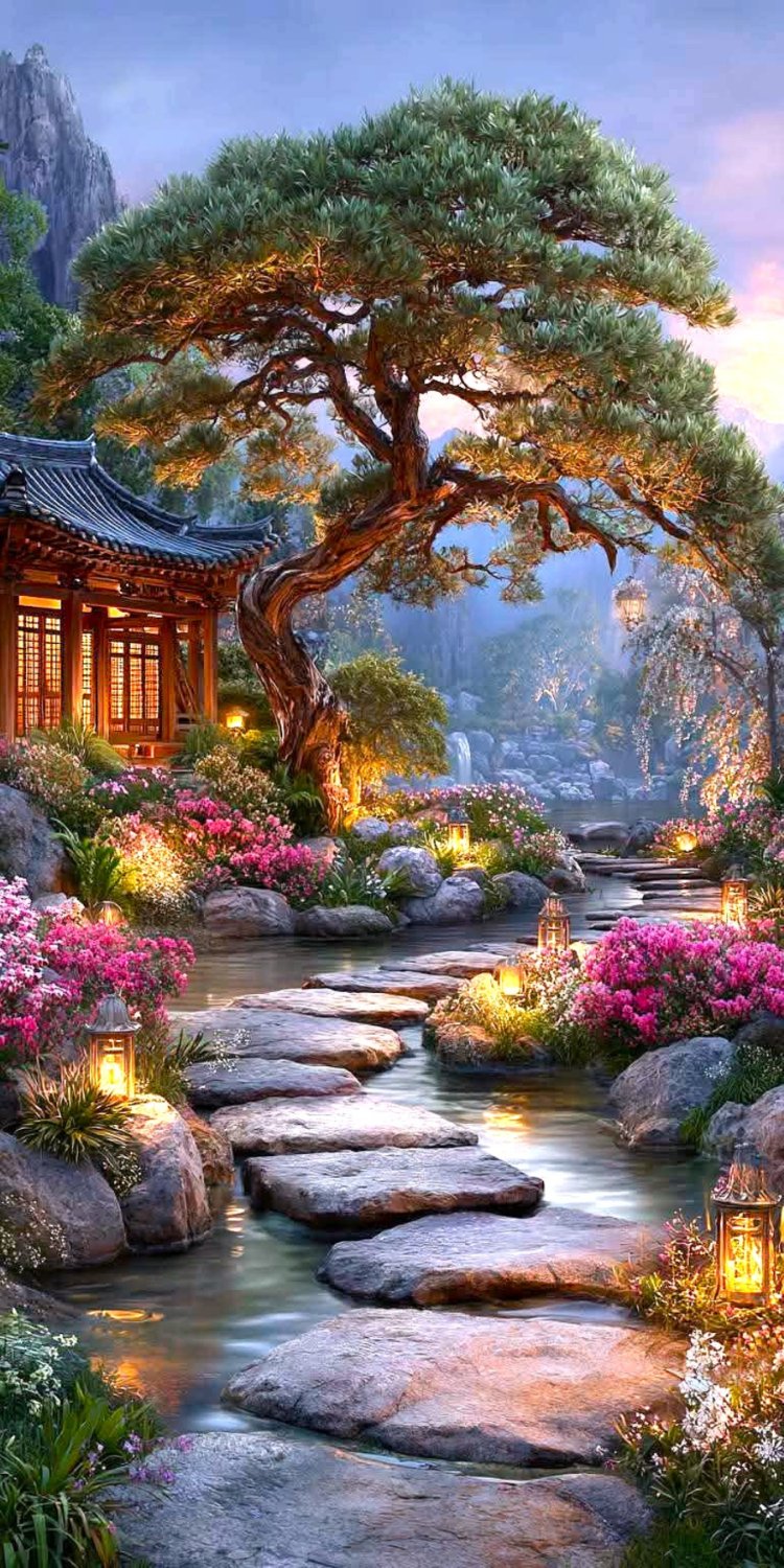 Solve Stepping Stones jigsaw puzzle online with 91 pieces