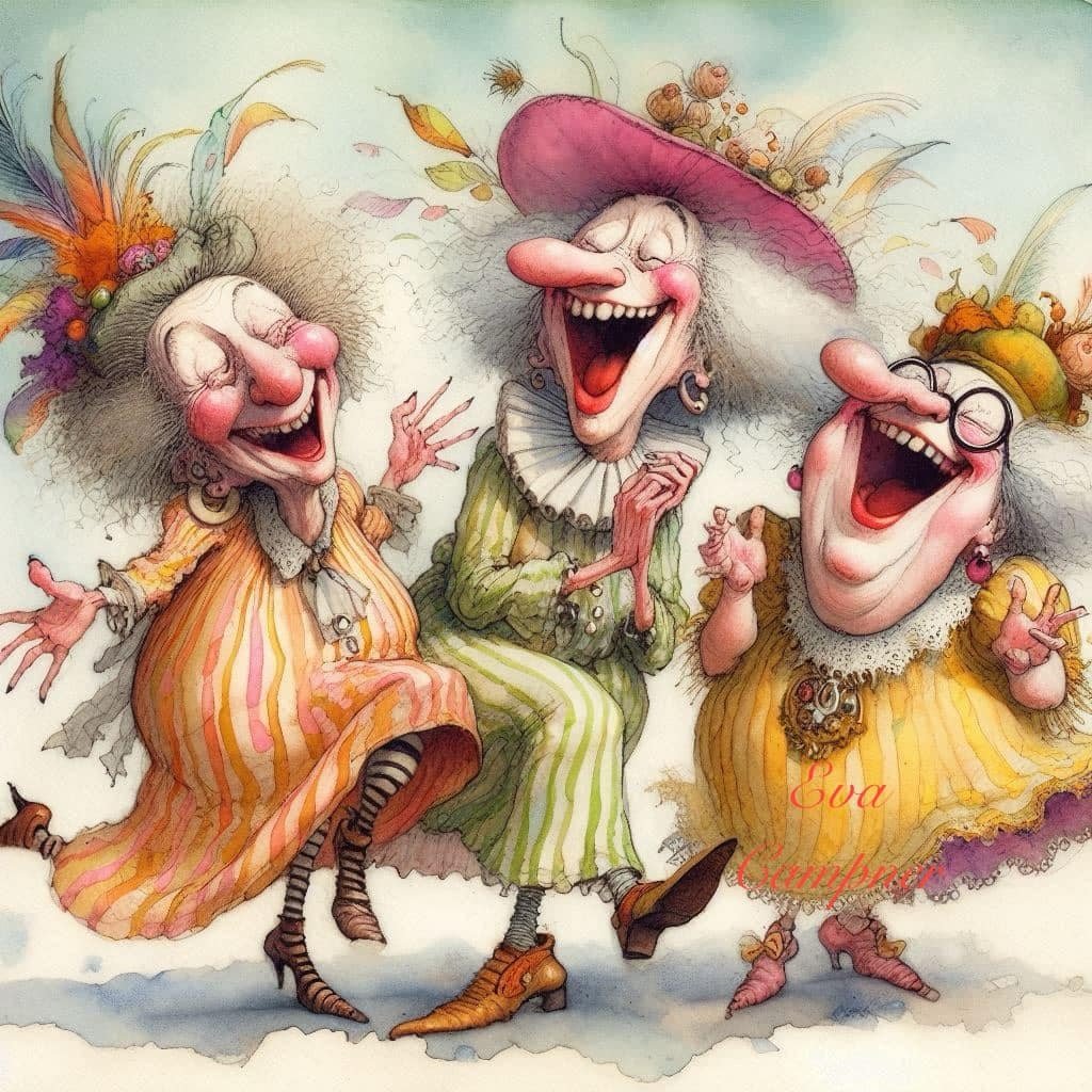 Solve Laughter is Contagious jigsaw puzzle online with 100 pieces