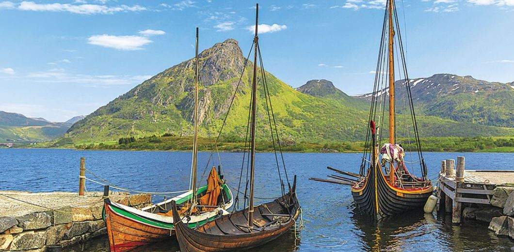 Jigsaw Puzzle | "Traditional Viking Boats of Norway" | 105 pieces | Jigidi