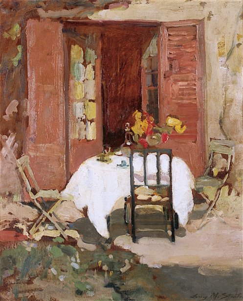 Solve Lucy May Stanton (1875 – 1931) - A Paris Garden, 1906. jigsaw ...