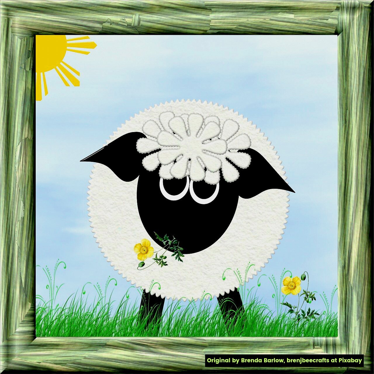 Solve Sheep 🐑 jigsaw puzzle online with 81 pieces