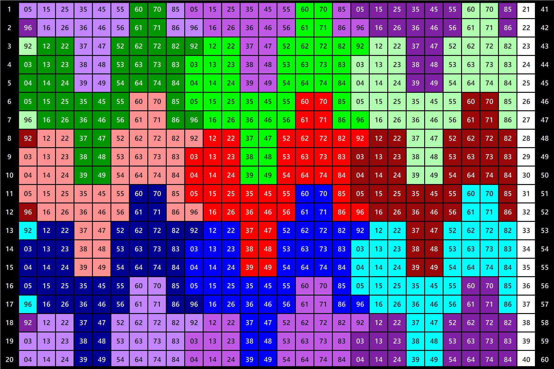 Solve Number 1258 tessellation 600 jigsaw puzzle online with 600 pieces