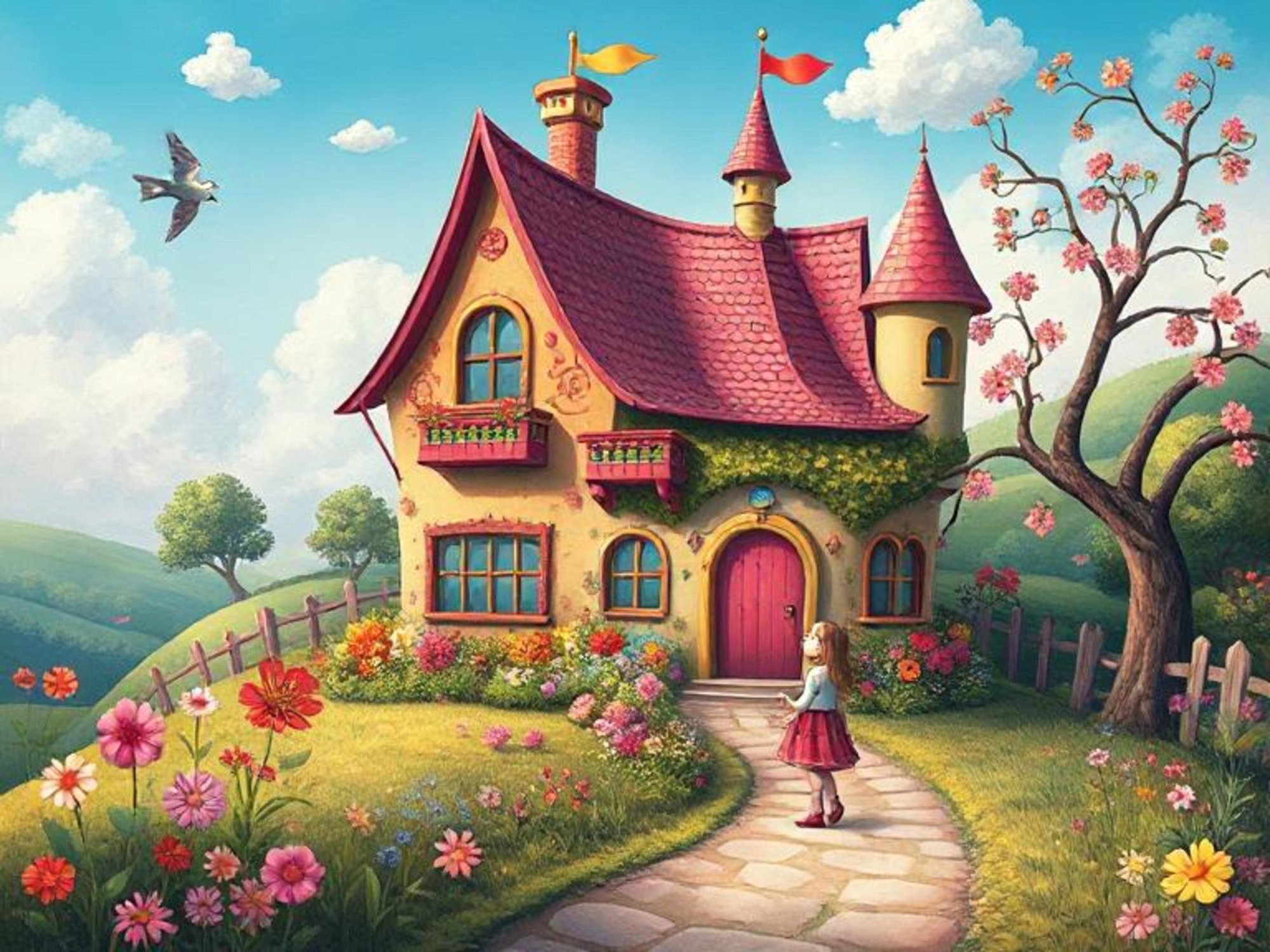 Solve My Odd Home jigsaw puzzle online with 252 pieces