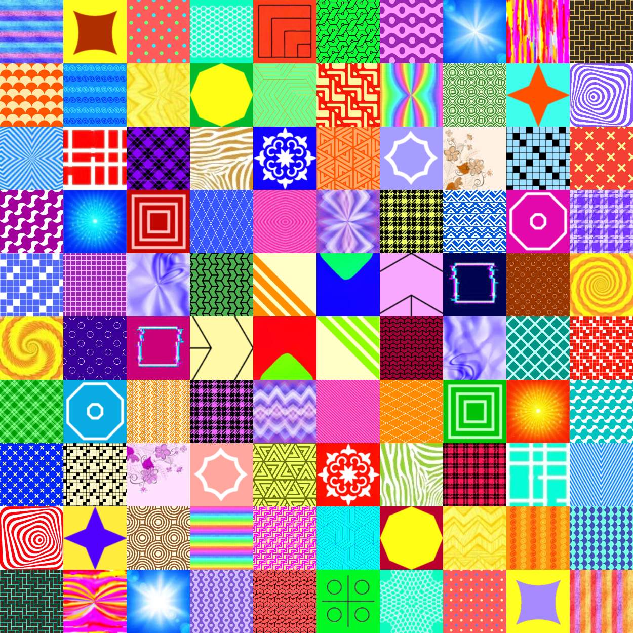 Solve Saturday mix jigsaw puzzle online with 100 pieces