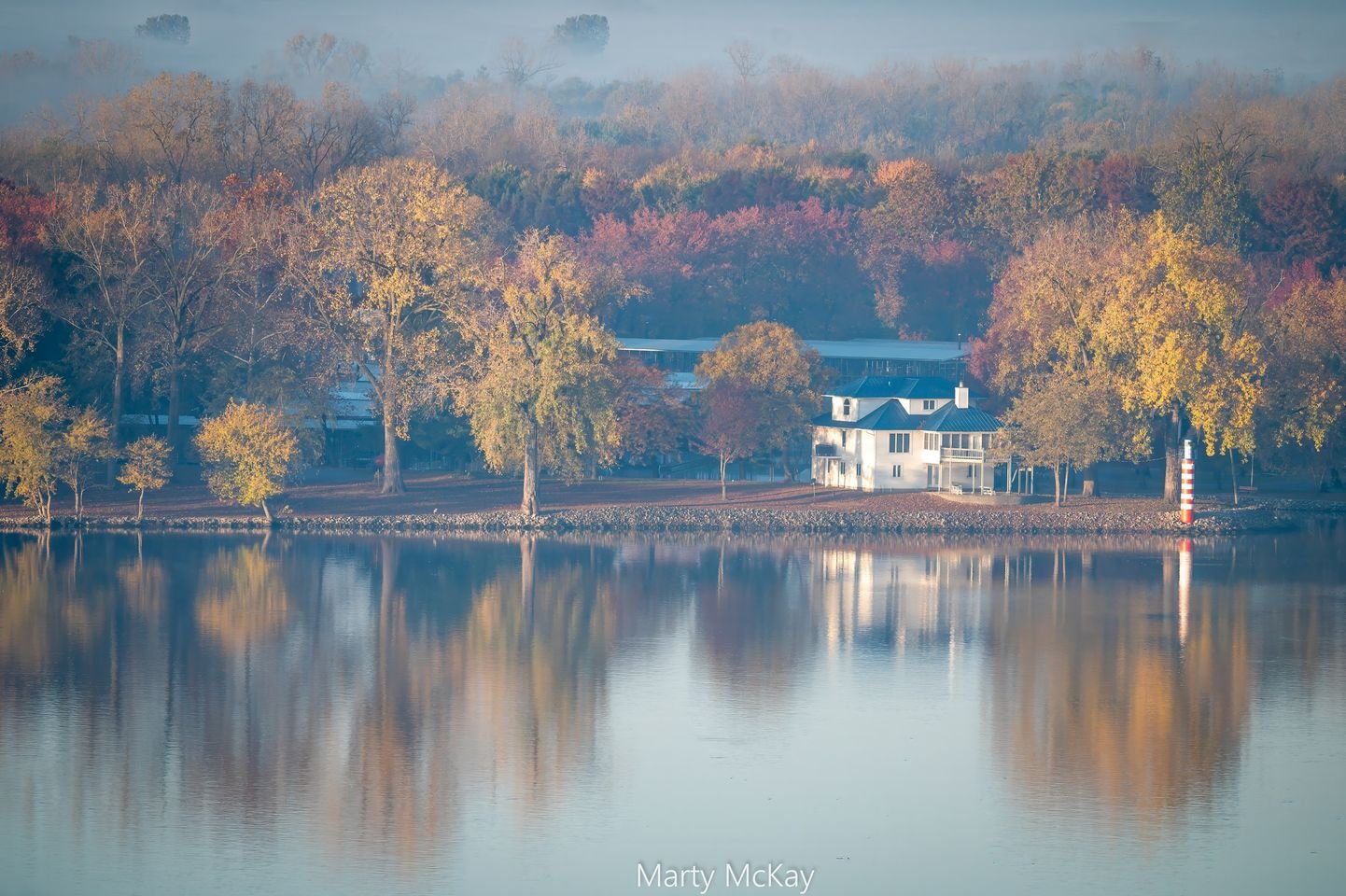 Solve Fog on the Mississippi, West Alton, MO jigsaw puzzle online with ...