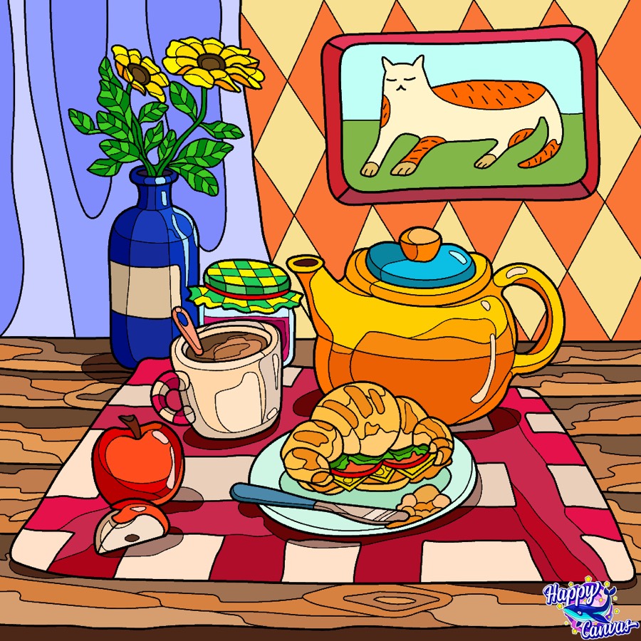 Solve Lunch, anyone? jigsaw puzzle online with 81 pieces