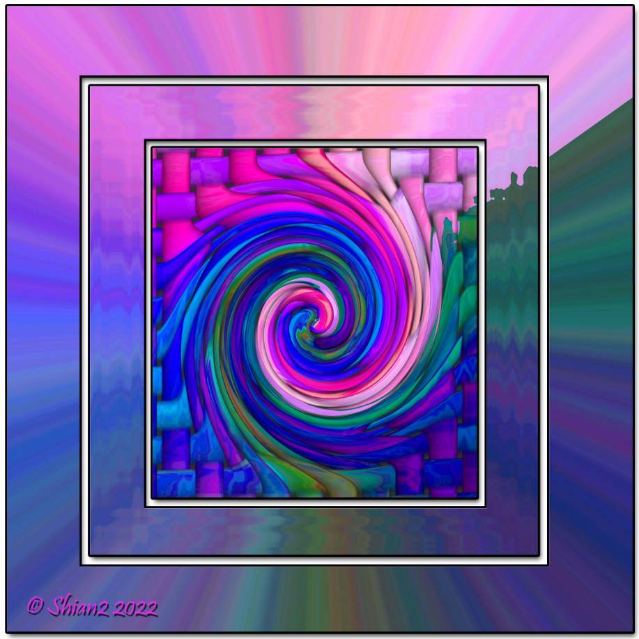 Solve A Clockwise Swirl jigsaw puzzle online with 16 pieces