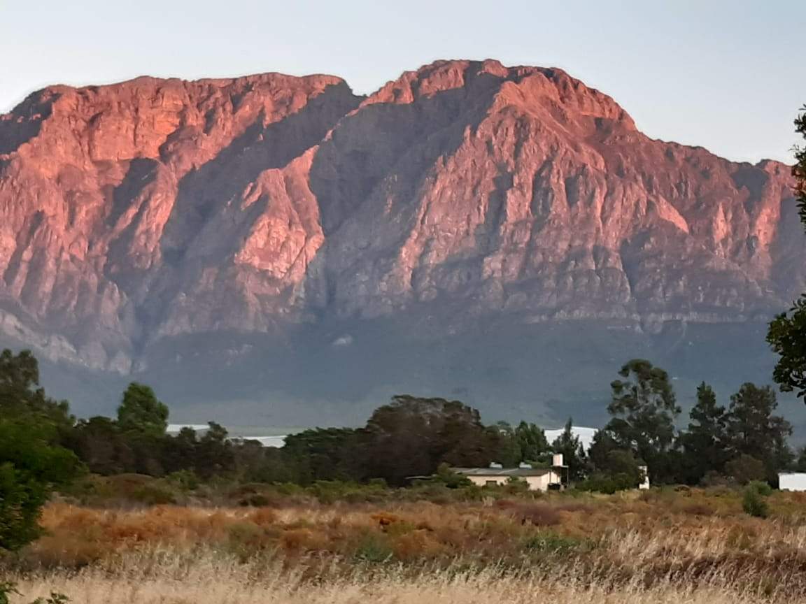 Solve Worcester Mountain , view from my Sister's house. South Africa ...