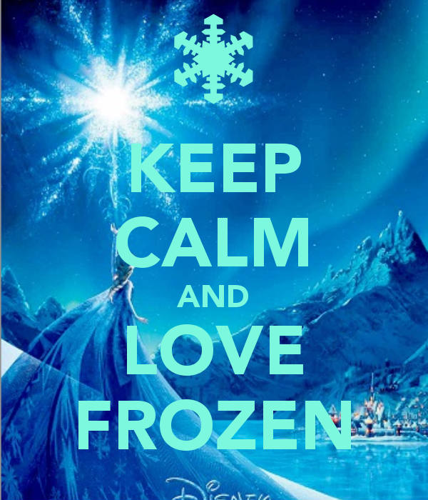 Solve Keep Calm and Love Frozen (Larger 120 pieces) jigsaw puzzle ...