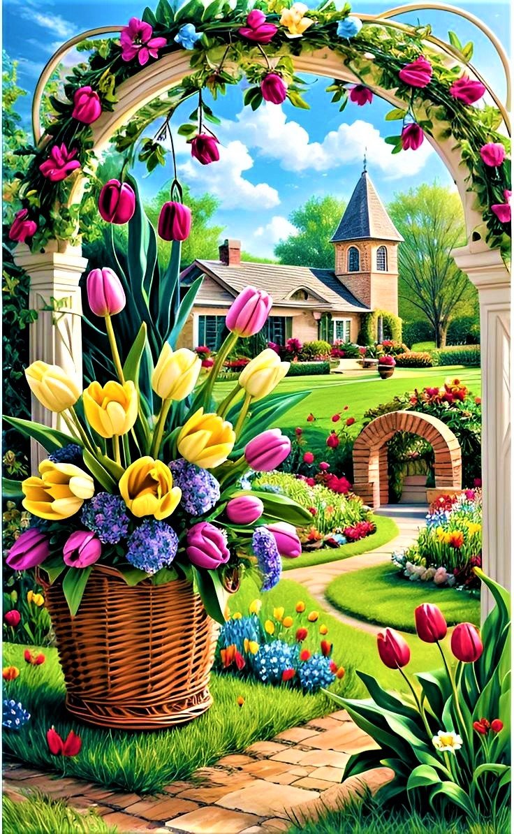 Solve Spring jigsaw puzzle online with 60 pieces