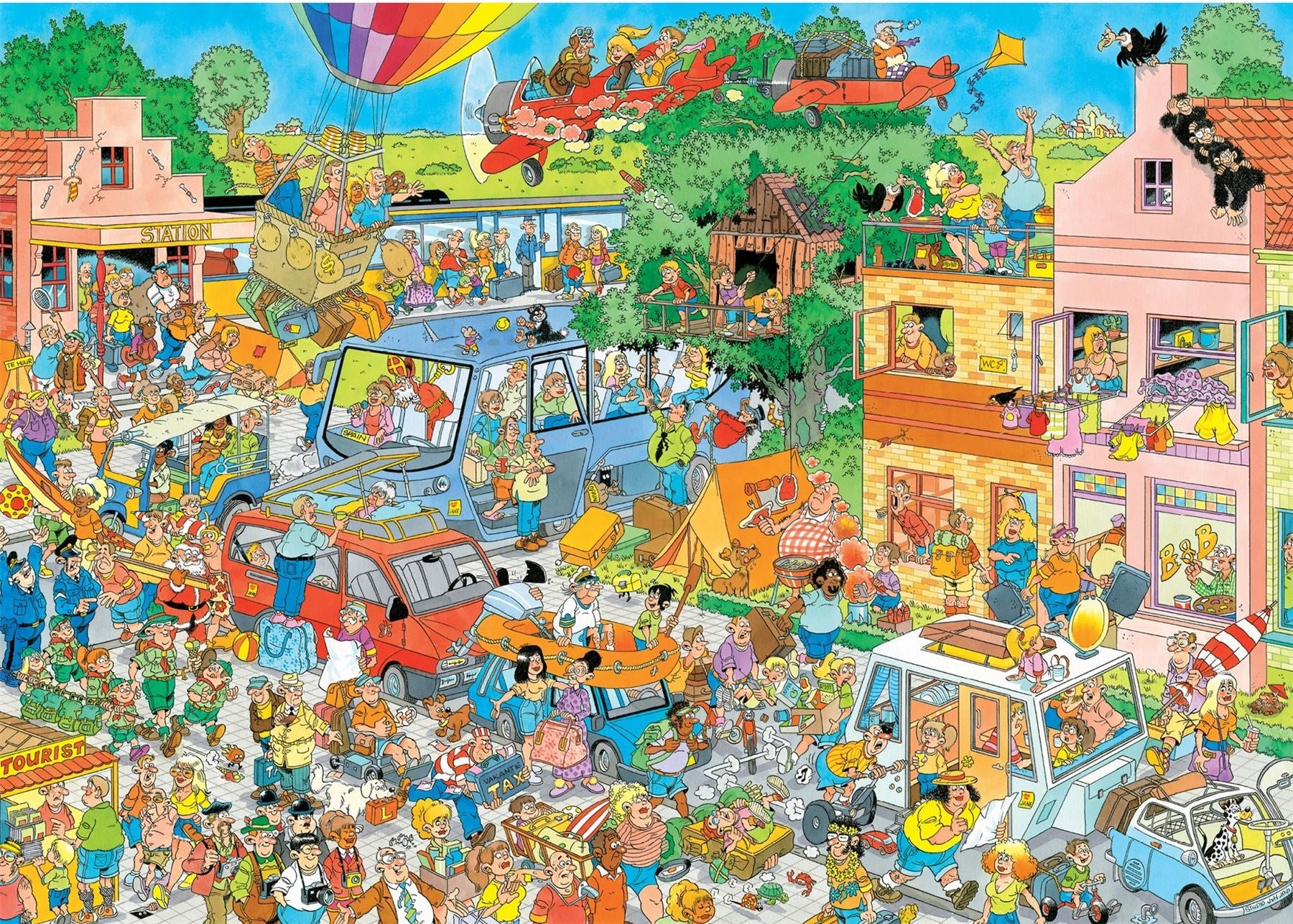 Solve A Very Full and Fun Day jigsaw puzzle online with 70 pieces