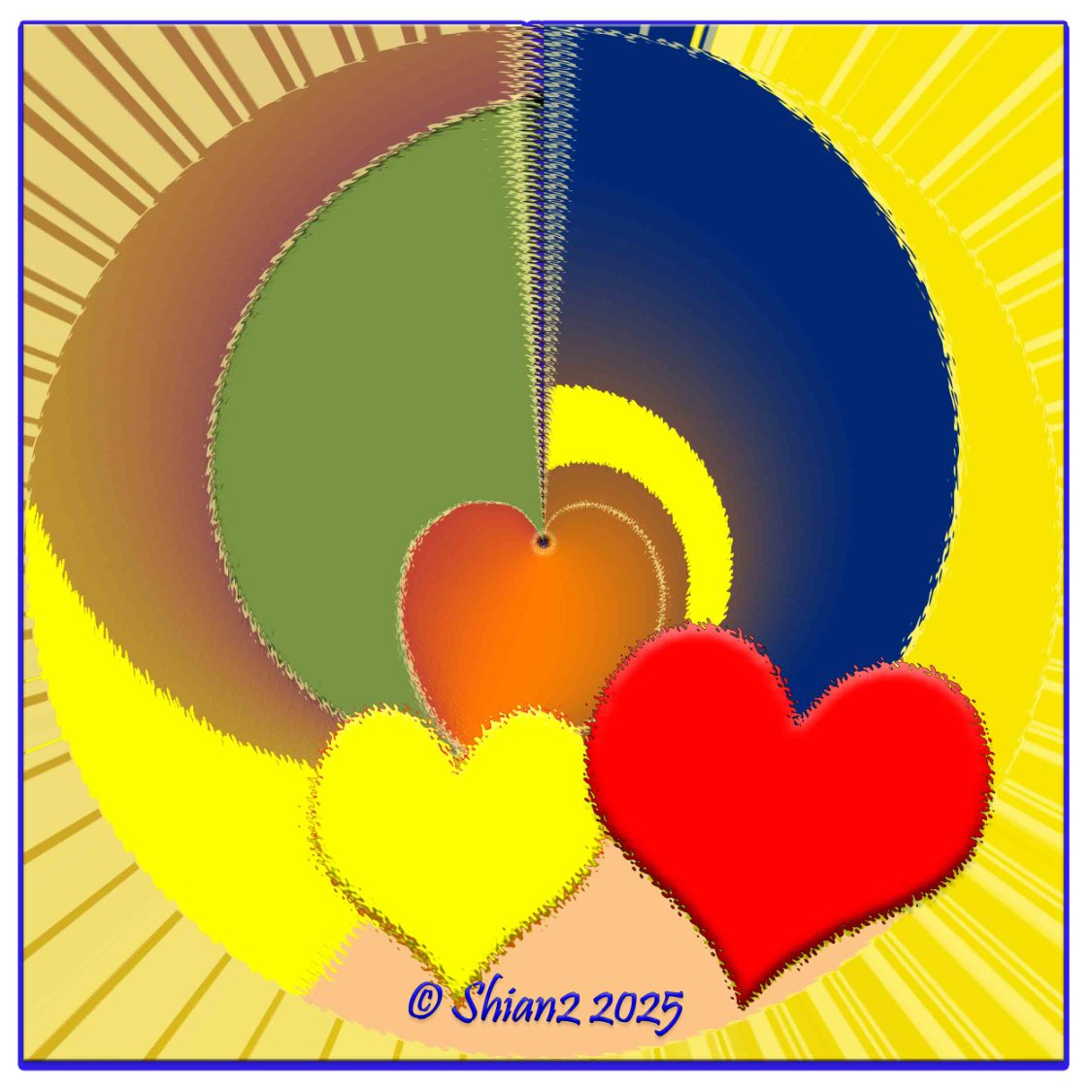Solve Hearts jigsaw puzzle online with 16 pieces