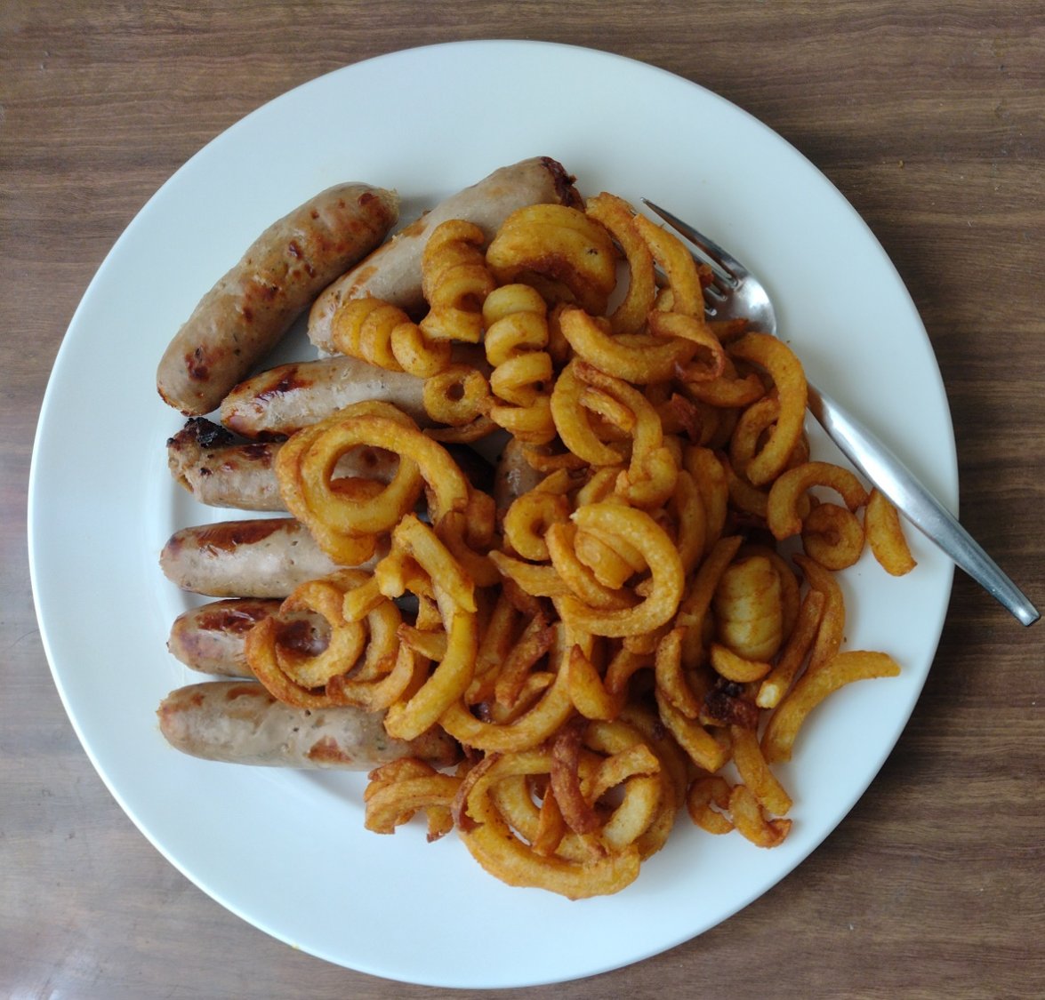 Solve Wobbly food - sausages and curly fries (I had in August 2023 (CE ...