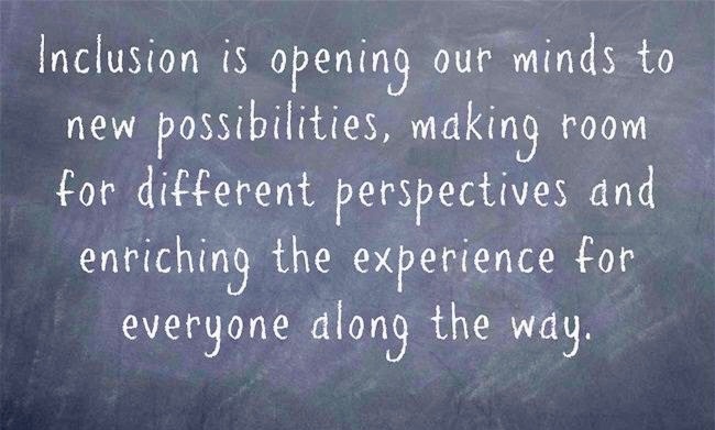 Solve Be Inclusive :) jigsaw puzzle online with 15 pieces