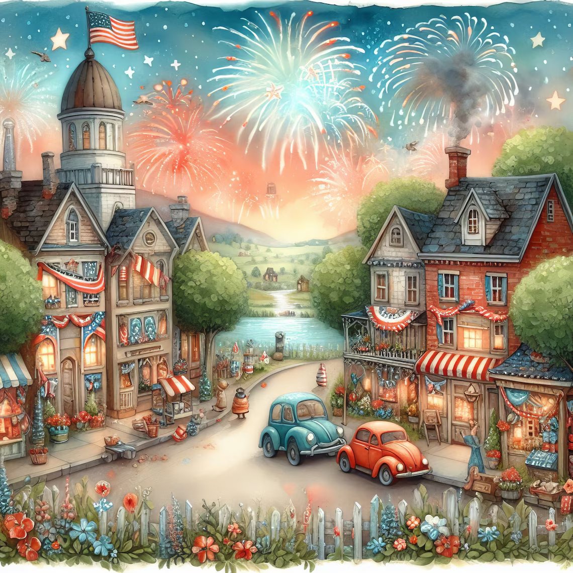 Solve 4th of July jigsaw puzzle online with 81 pieces