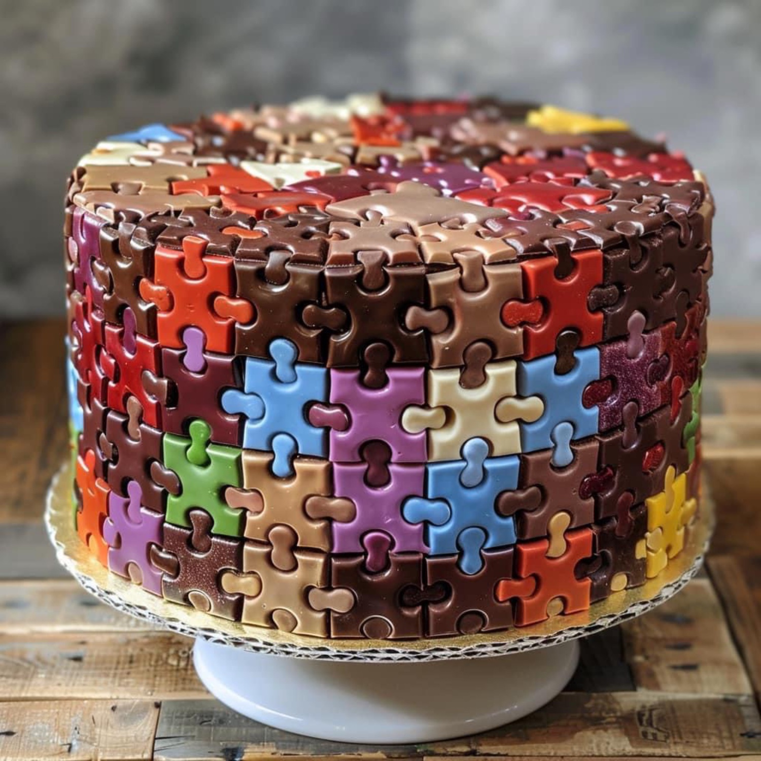 Solve Puzzle Cake jigsaw puzzle online with 256 pieces