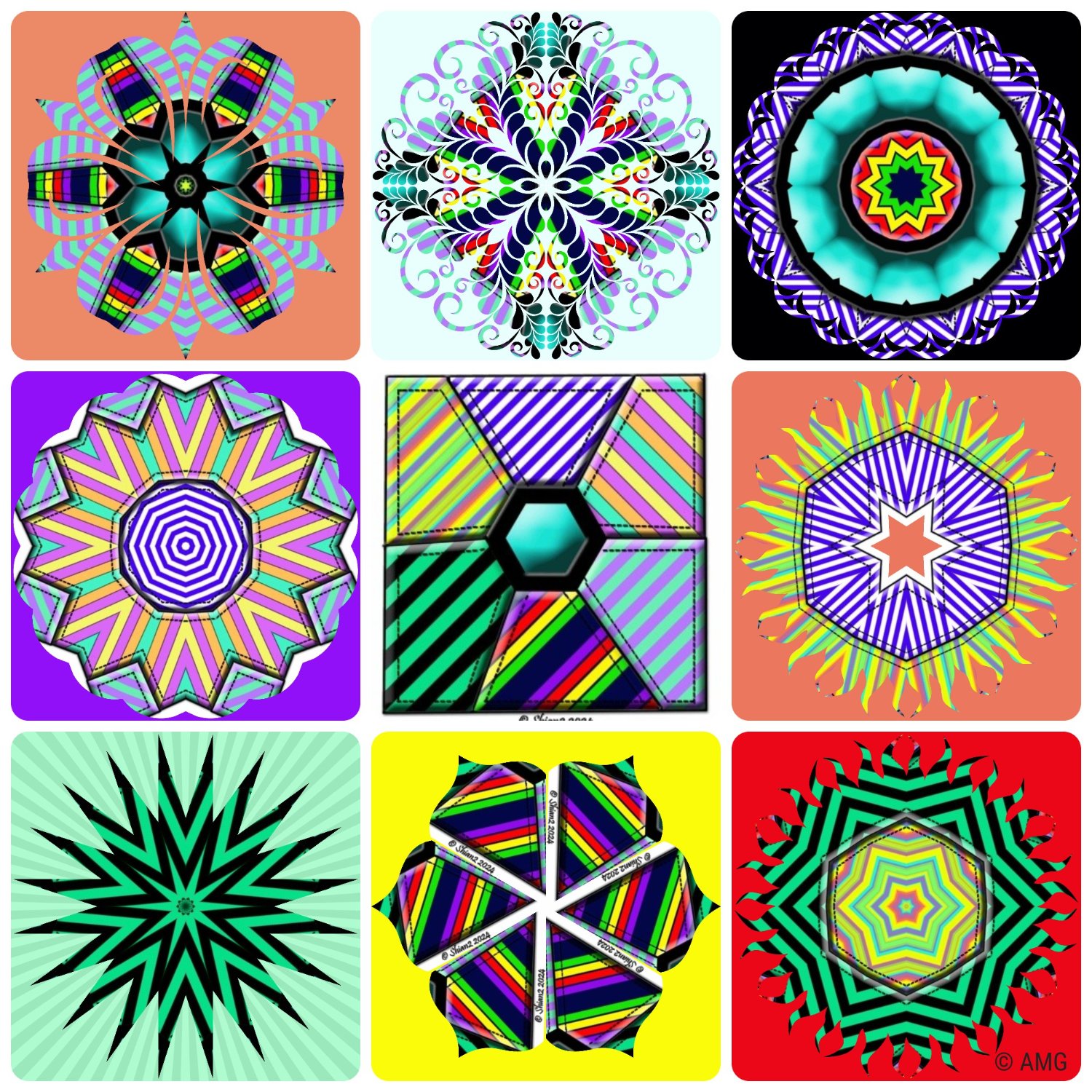 Solve Shirley's Odd Stripe Patches Recycled jigsaw puzzle online with ...