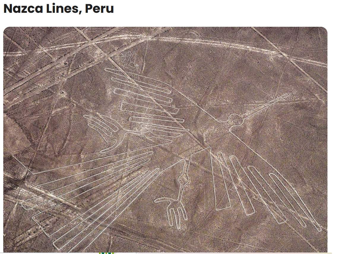 Solve PERU-NAZCA-LINES jigsaw puzzle online with 48 pieces