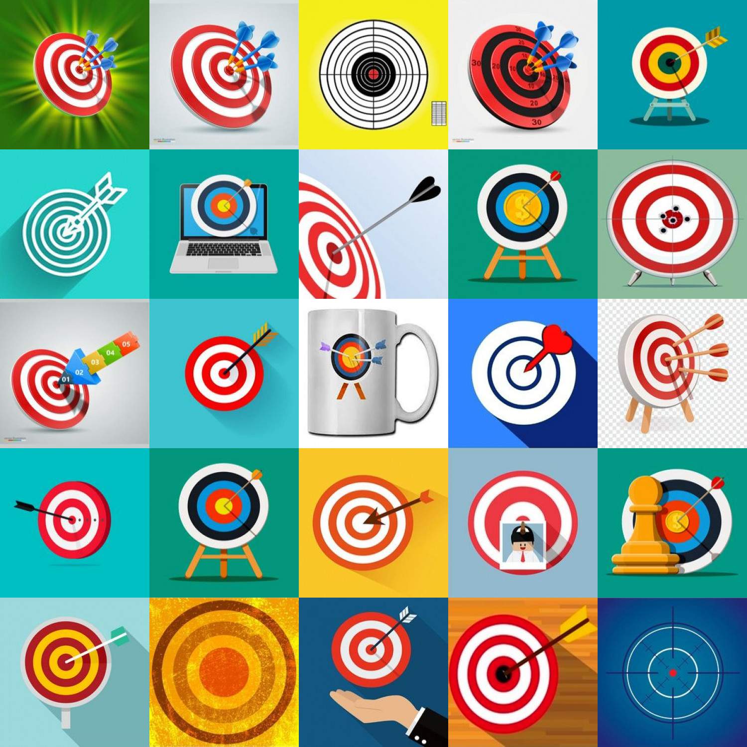 Solve Bullseye 121a jigsaw puzzle online with 324 pieces