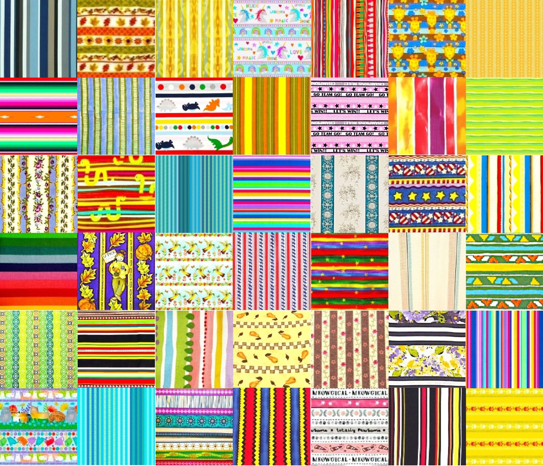 Solve PATCHWORK STRIPES 118 jigsaw puzzle online with 72 pieces