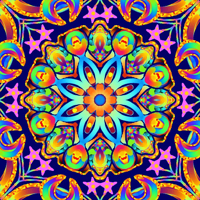 Solve kaleidoscope Design 488 jigsaw puzzle online with 16 pieces