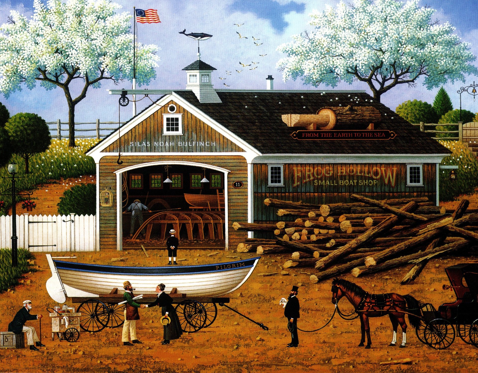 Solve Dahlias Dory Deal {Charles Wysocki} jigsaw puzzle online with 192 ...