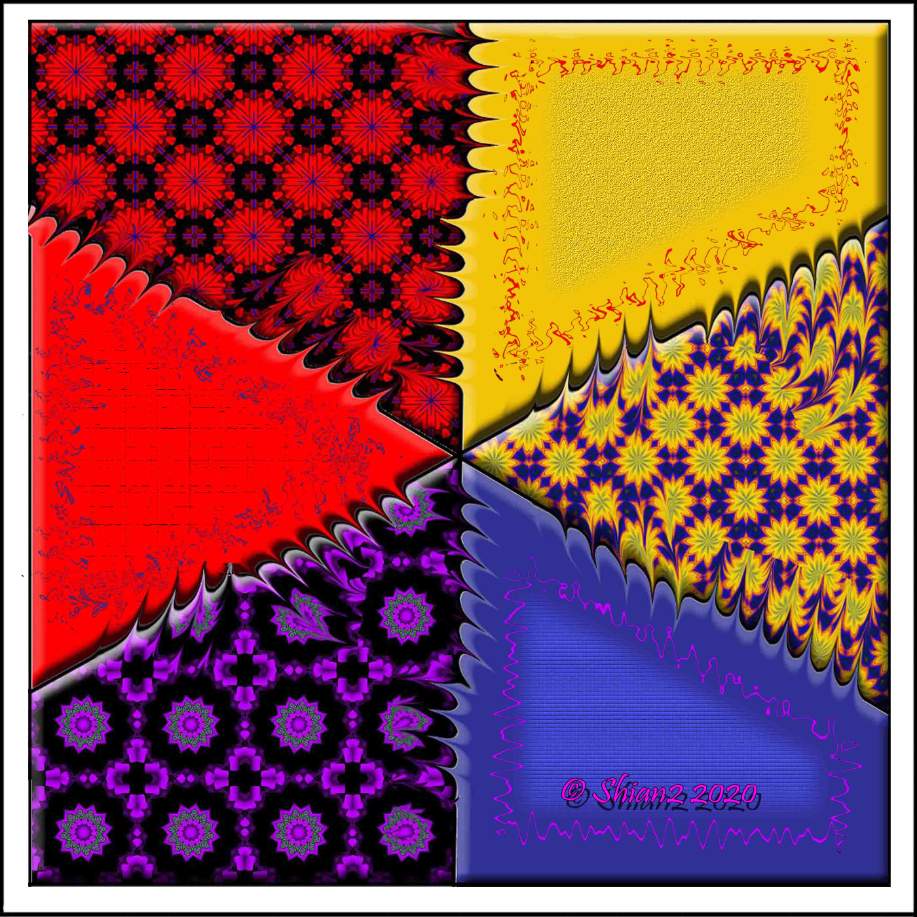 Solve Three + Three jigsaw puzzle online with 16 pieces