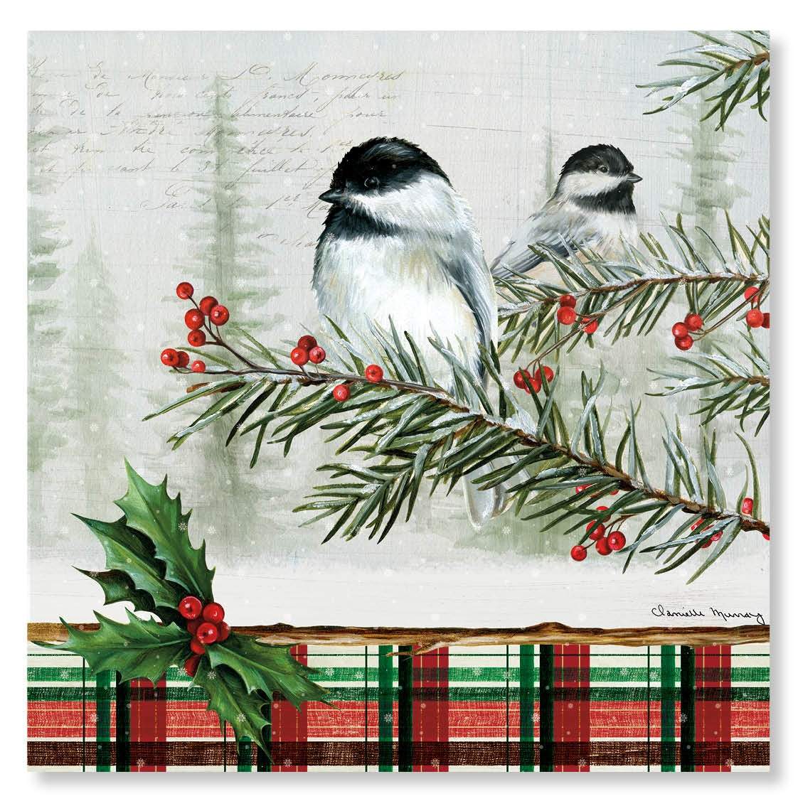 Solve Chickadees jigsaw puzzle online with 256 pieces