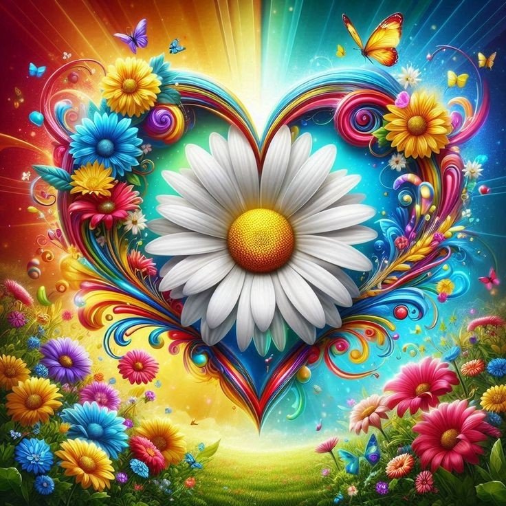 Jigsaw Puzzle | 81 pieces | Heart with Flowers | Jigidi