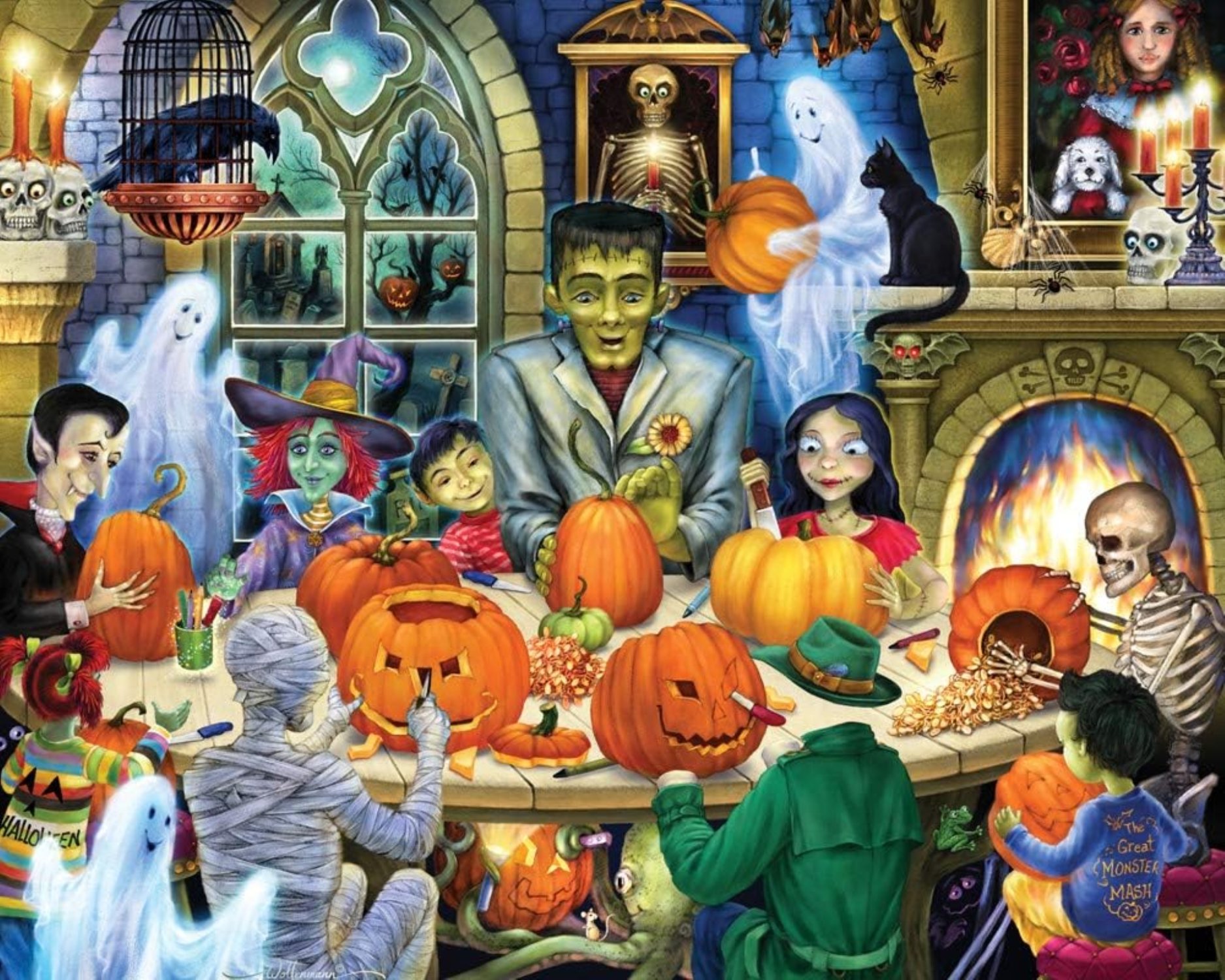 Solve Monster Celebration jigsaw puzzle online with 99 pieces