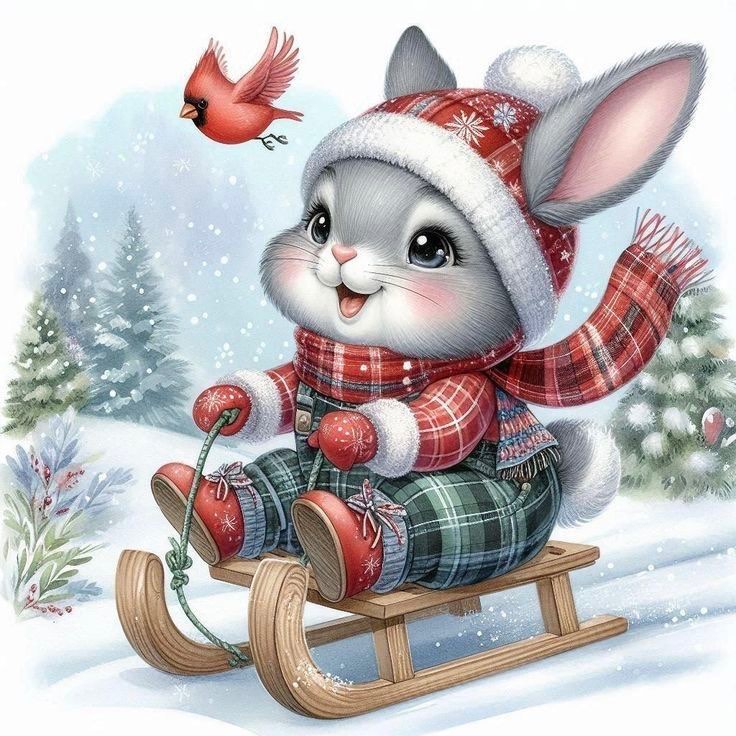 Solve Having Fun Sledding jigsaw puzzle online with 36 pieces