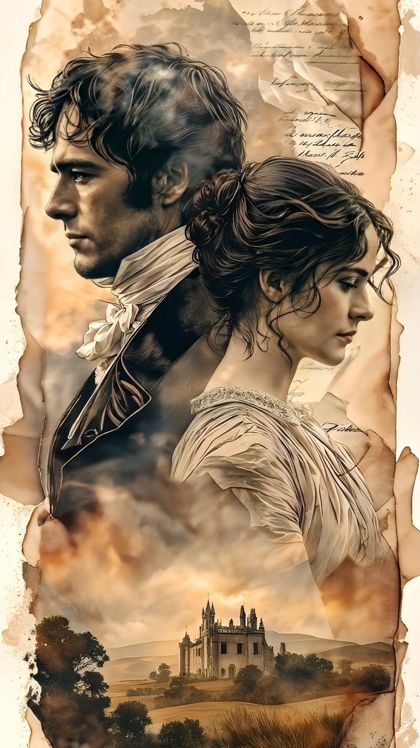 Solve Wuthering Heights - Cathy and Heathcliff jigsaw puzzle online ...