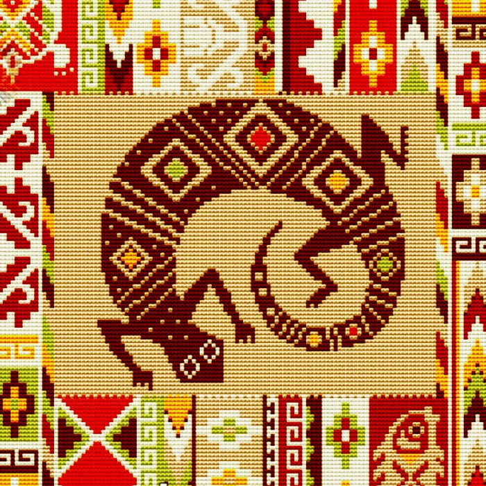 Solve Square Salamander jigsaw puzzle online with 25 pieces