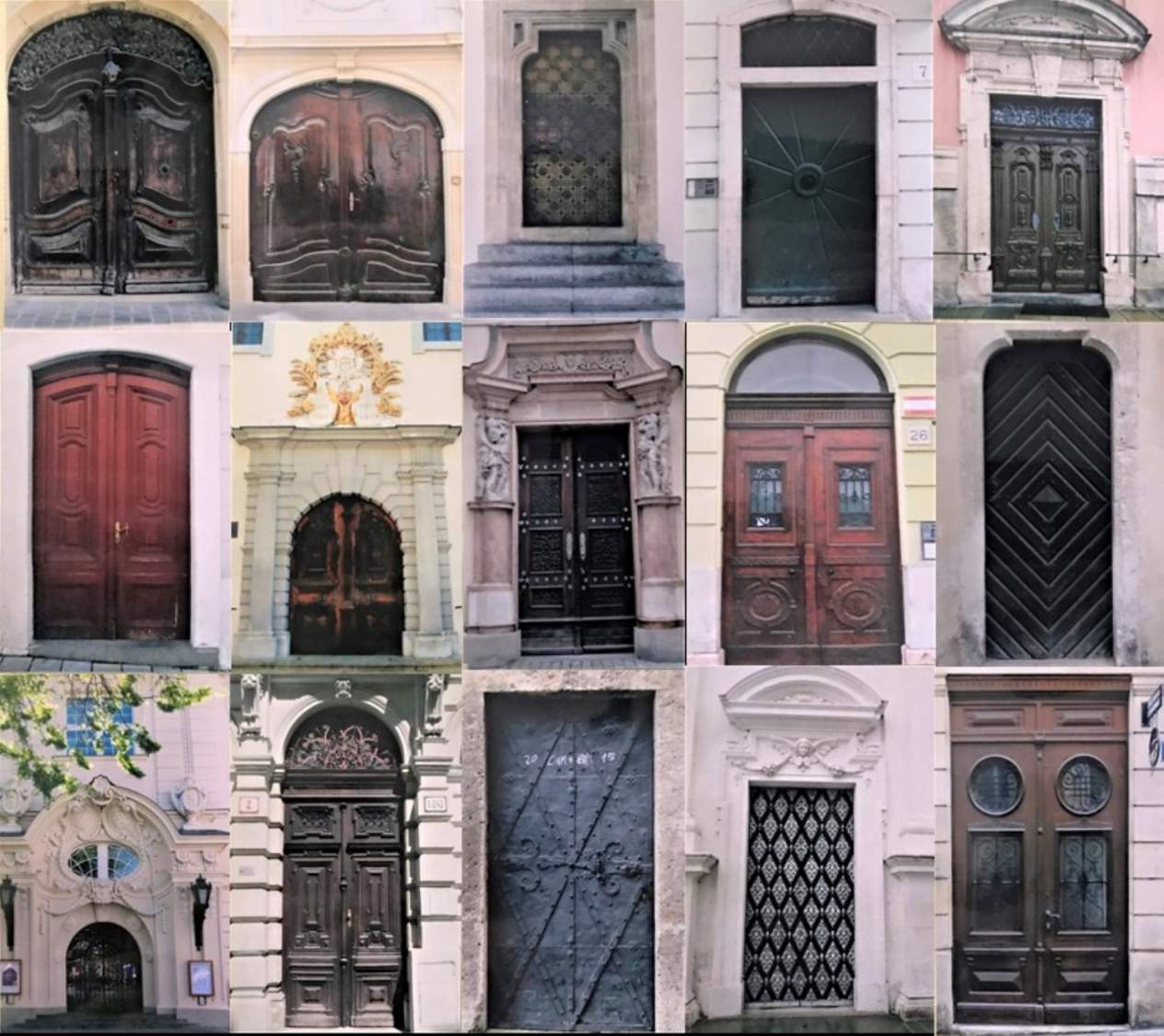 Solve An Entrancement of European Doors jigsaw puzzle online with 72 pieces