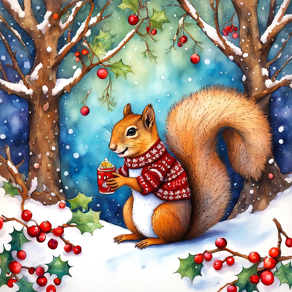 Solve Squirrel 3 jigsaw puzzle online with 100 pieces